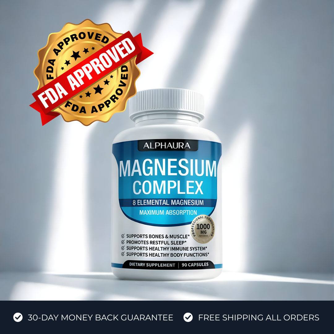 Magnesium Complex — 8 Essential Magnesiums in One (1000mg) – Alphaura